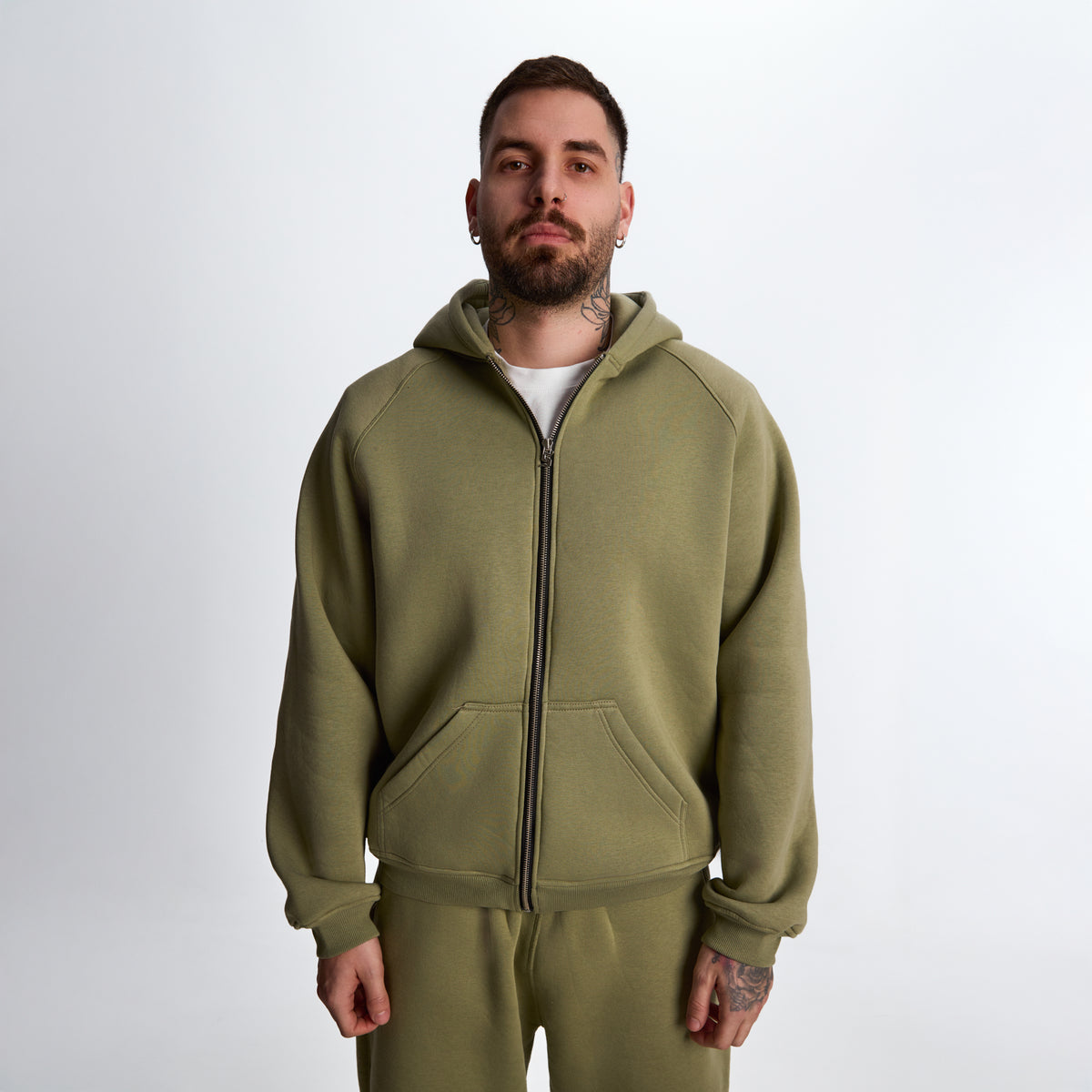 Matcha Zipper Hoodie – southsidelabel.com